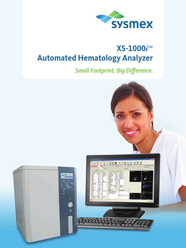 XS-1000 Automated Hematology Analyzer: Small Footprint. Big Difference ...