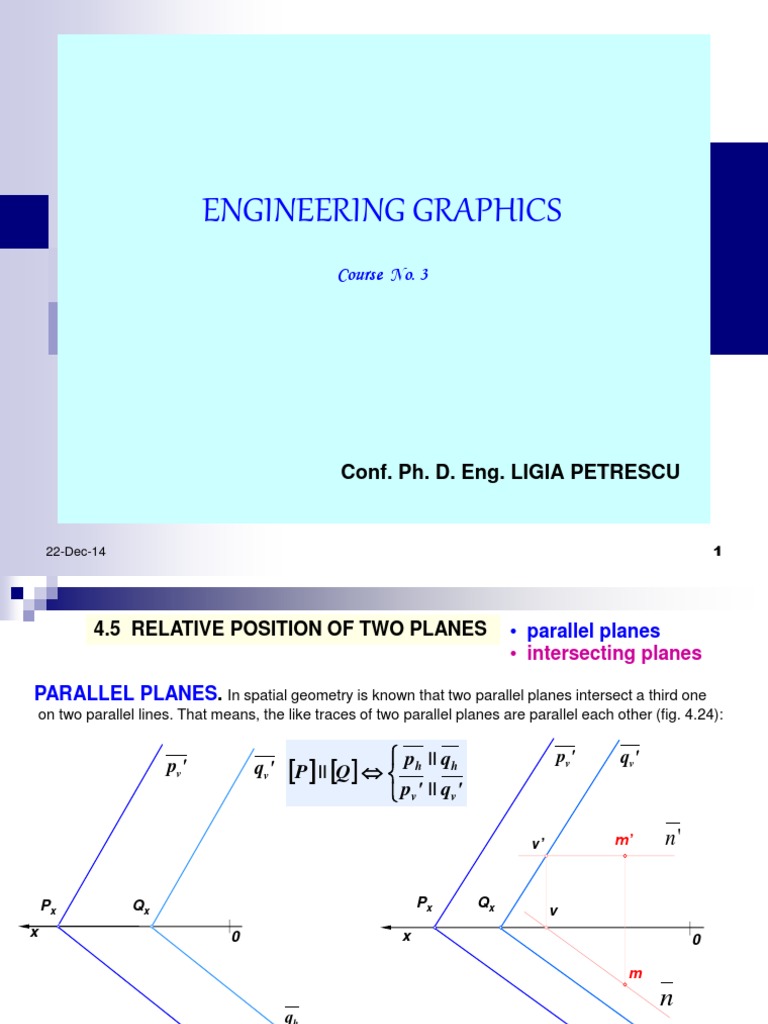 Engineering Graphics: Course No. 3 | PDF | Line (Geometry) | Dimension