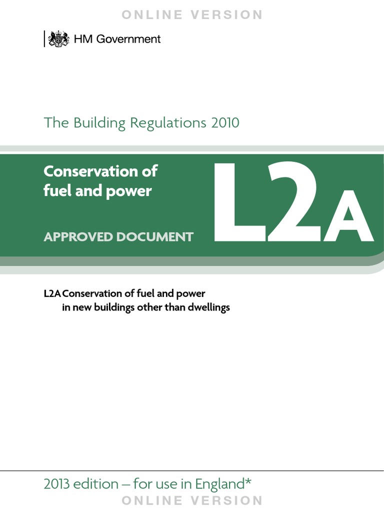 Conservation of Fuel and Power: The Building Regulations 2010 | PDF ...