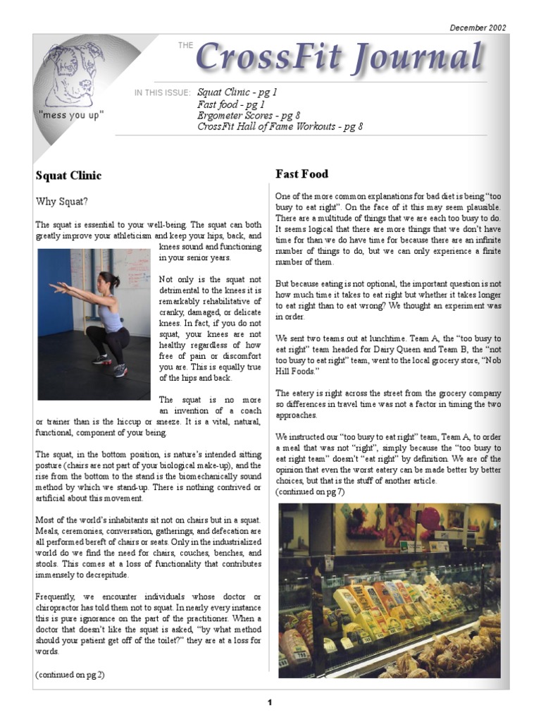 CrossFit Journal - Issue 04 | PDF | Rowing (Sport) | Anatomical Terms ...