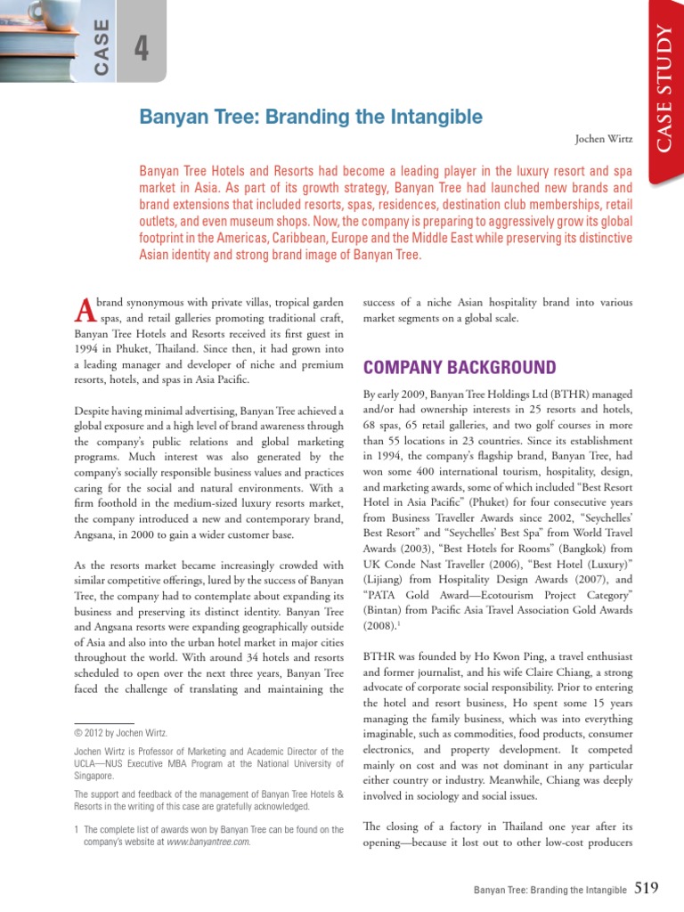 Banyan Tree Case Study | Download Free PDF | Brand | Hotel