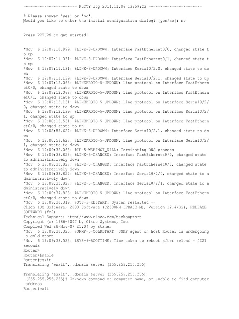 Configuracion | PDF | Computer Networking | Computer Architecture