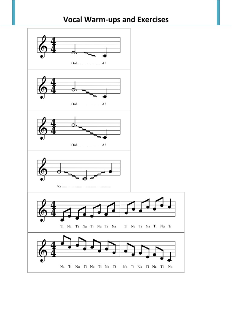 Vocal Warm Ups