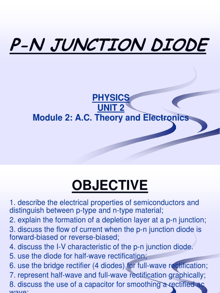 P-N Junction Diode: Understanding the Fundamental Building Block of Electronics | PDF | P–N ...