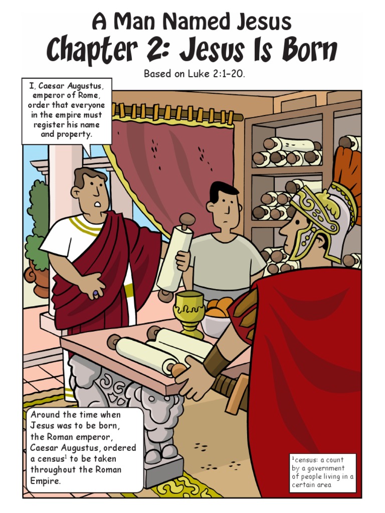 A Man Named Jesus-Jesus Is Born | PDF | Saint Joseph | Bethlehem