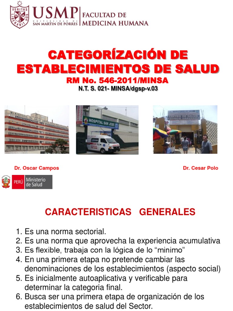 Categorización EESS
