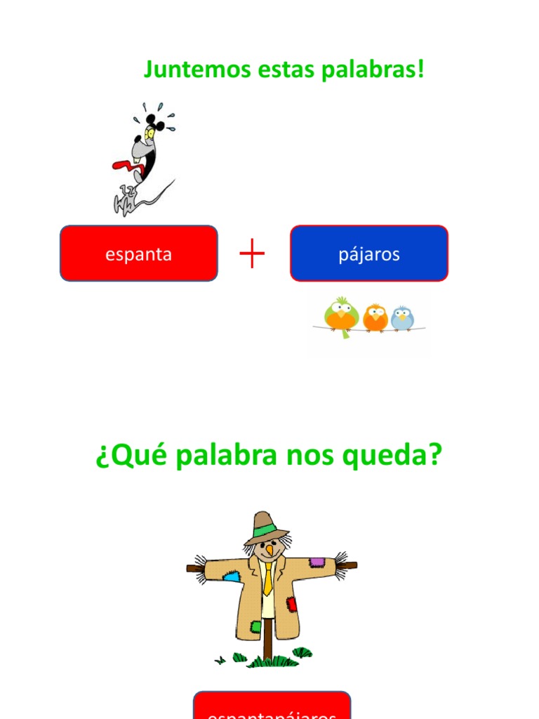 Ejercicios de combinación de palabras para formar nuevos términos | PDF