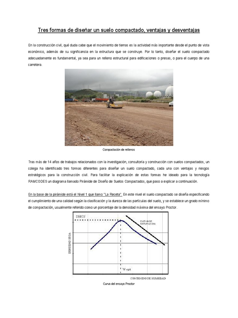 Tres Formas de Diseñar Un Suelo Compactado, Ventajas y Desventajas ...