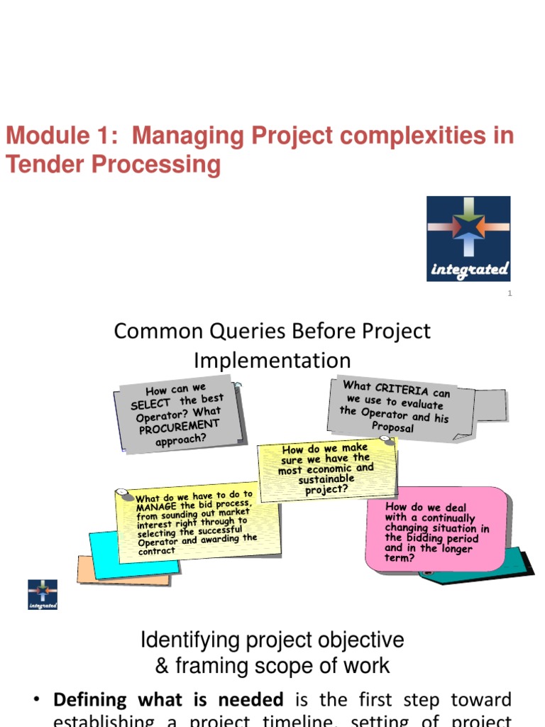 Tendering Process | PDF | Scope (Computer Science) | General Contractor