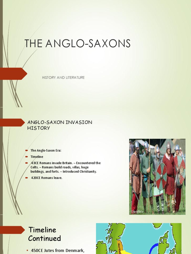 Anglo-Saxon History and Literature in