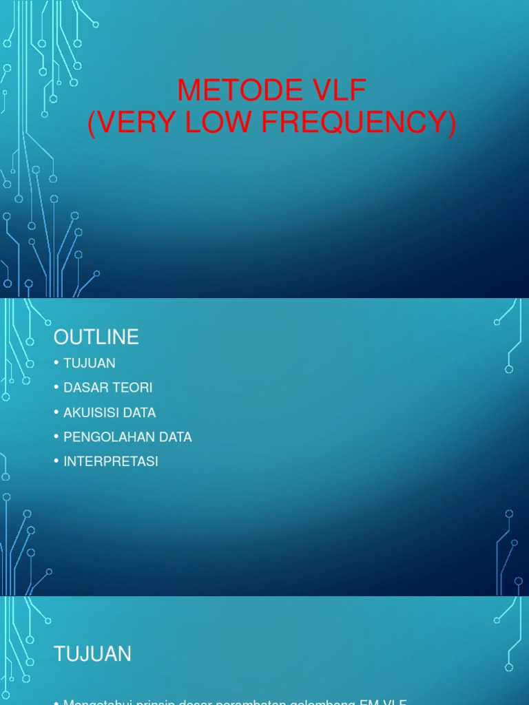 Metode VLF (Asisten Gem GF UGM 2014) | PDF | Sains & Matematika