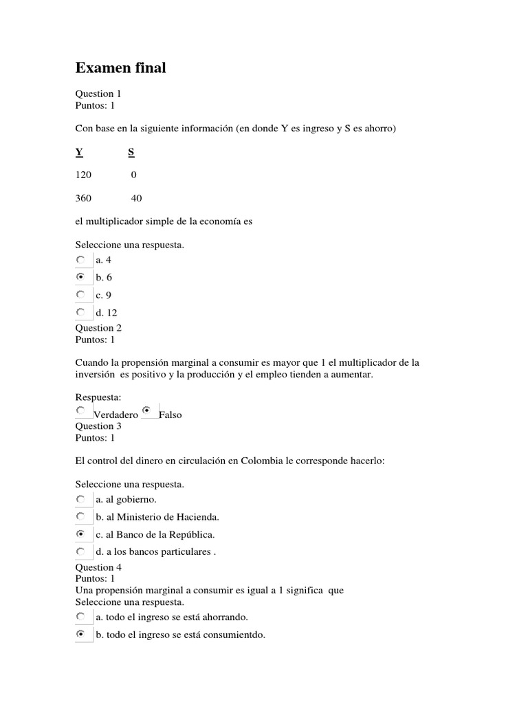 Examen Final | PDF