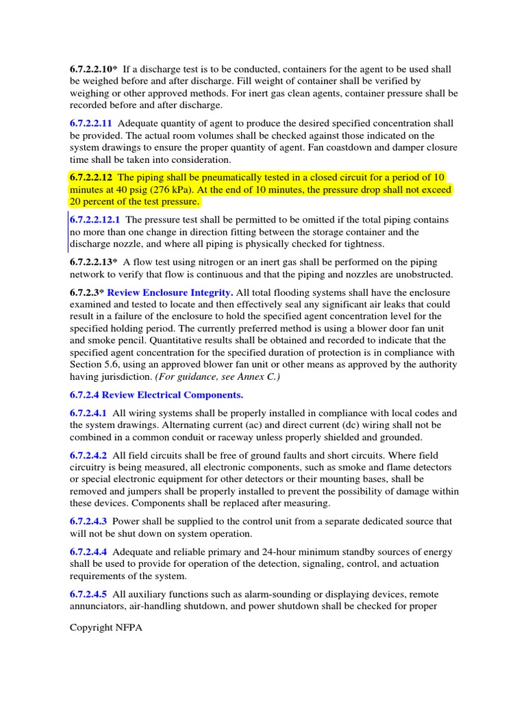 Nfpa 2001 | PDF | Electronic Component | Direct Current
