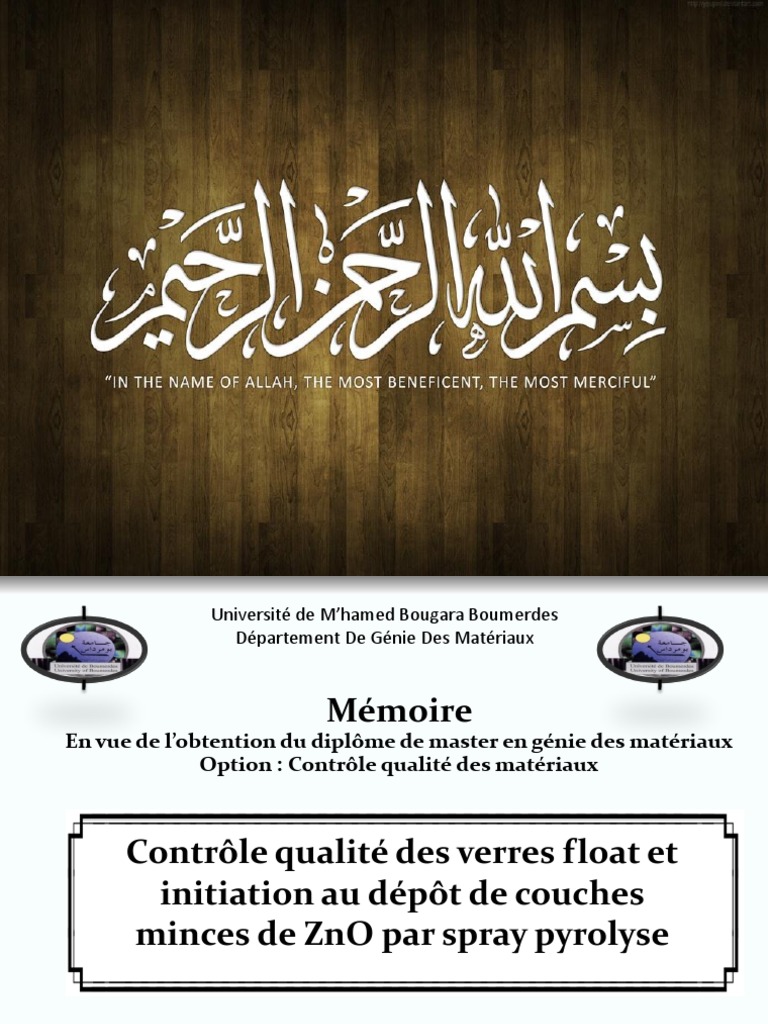 de Soutenance Master Par BACHIR Samir Et LARAB Bilal 2012 - 2013 | PDF ...