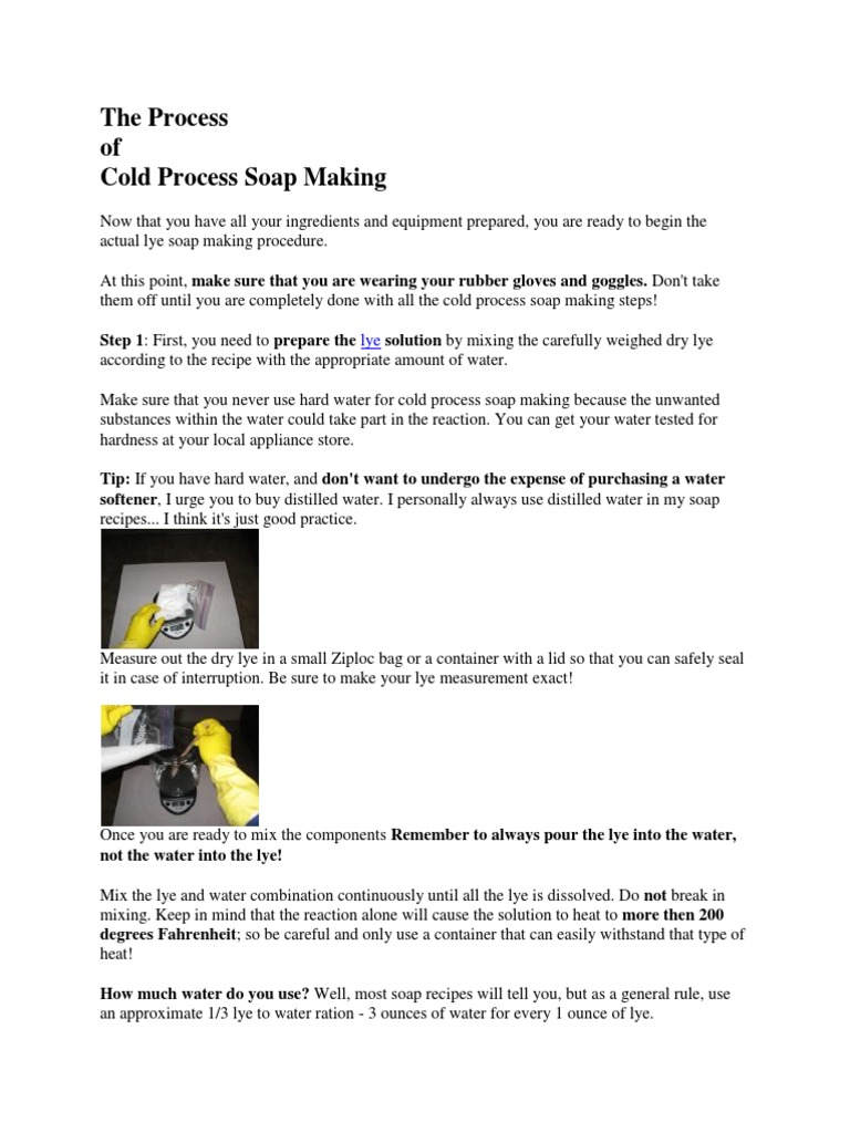 Soap Making | PDF | Soap | Sodium Hydroxide