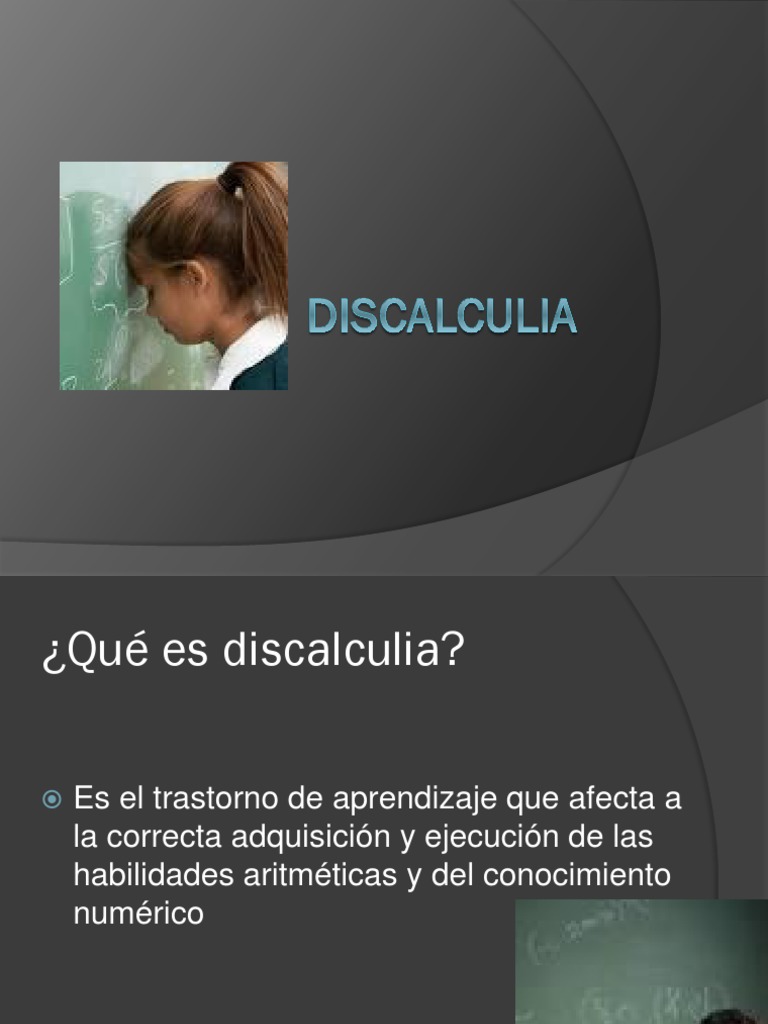 Comprendiendo la Discalculia | PDF | Crecimiento personal y profesional ...