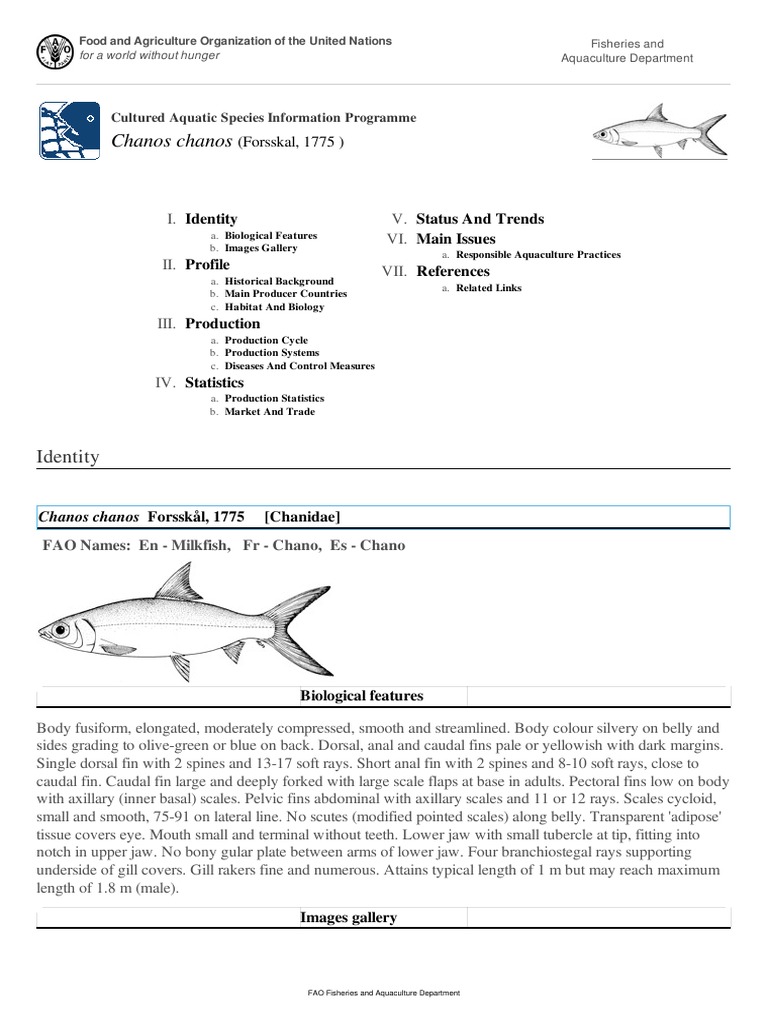 FAO Fisheries & Aquaculture - Cultured Aquatic Species Information ...