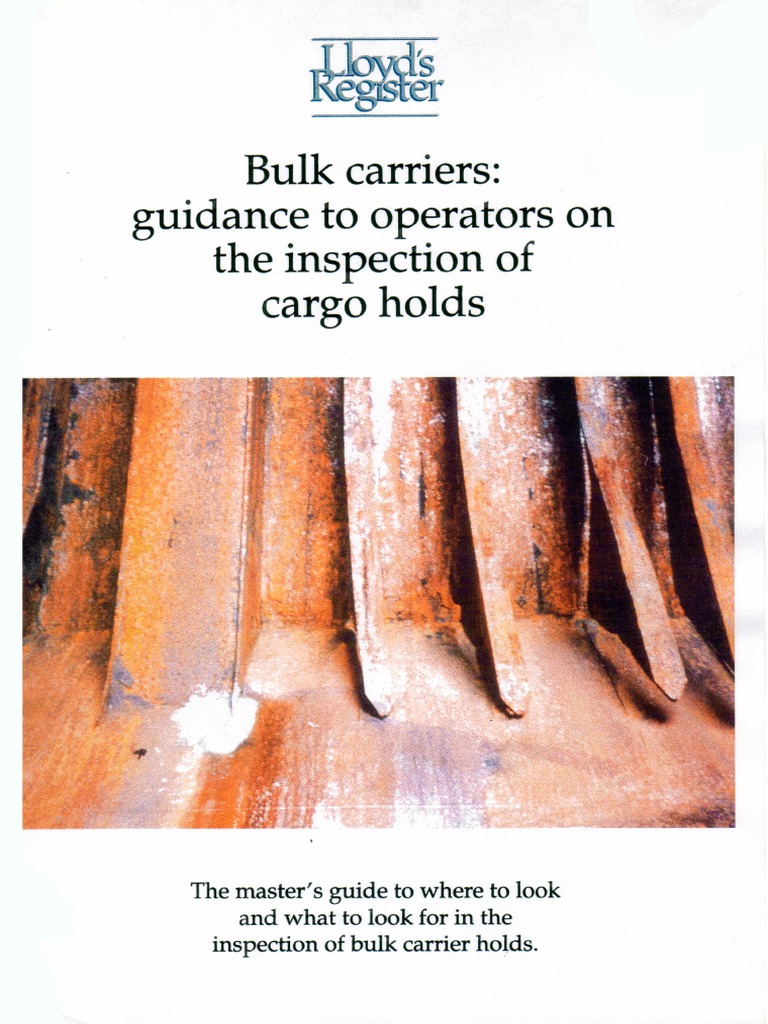 Bulk Carriers Inspection of Cargo Holds | PDF
