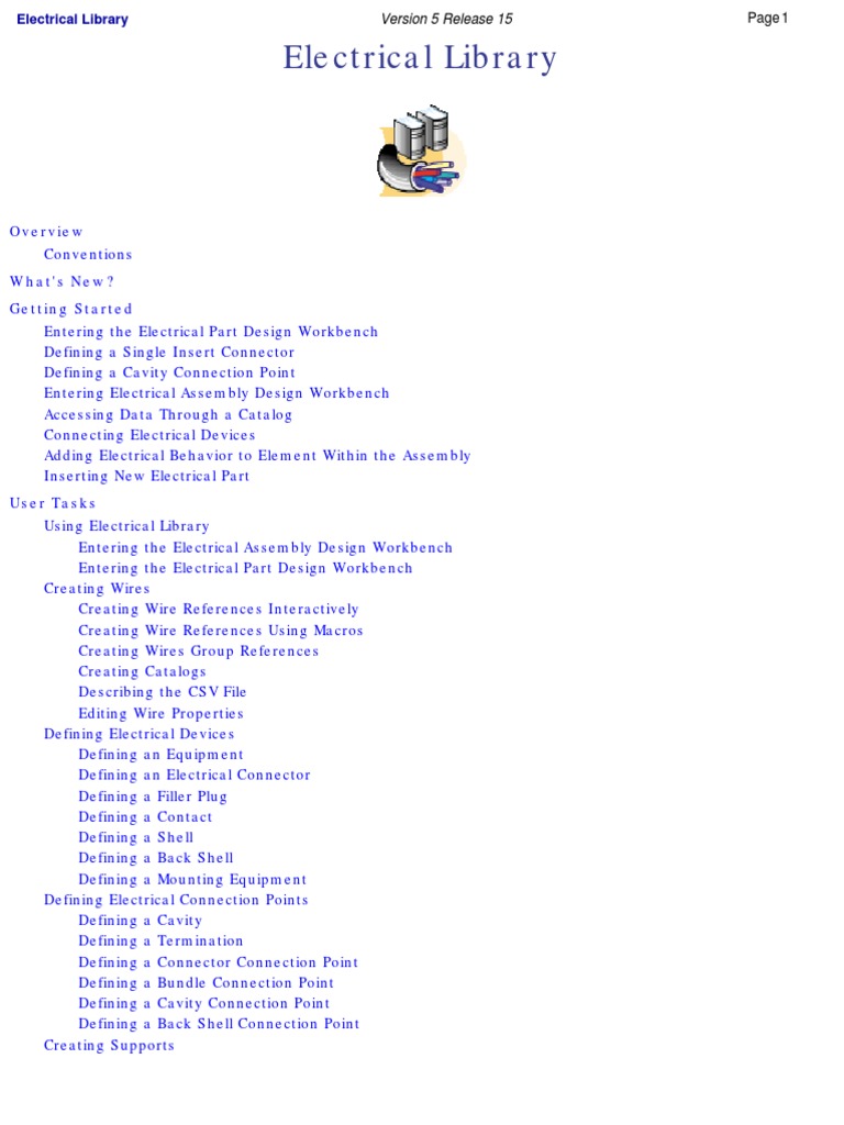 Electrical Library Pdf Electrical Connector Icon Computing