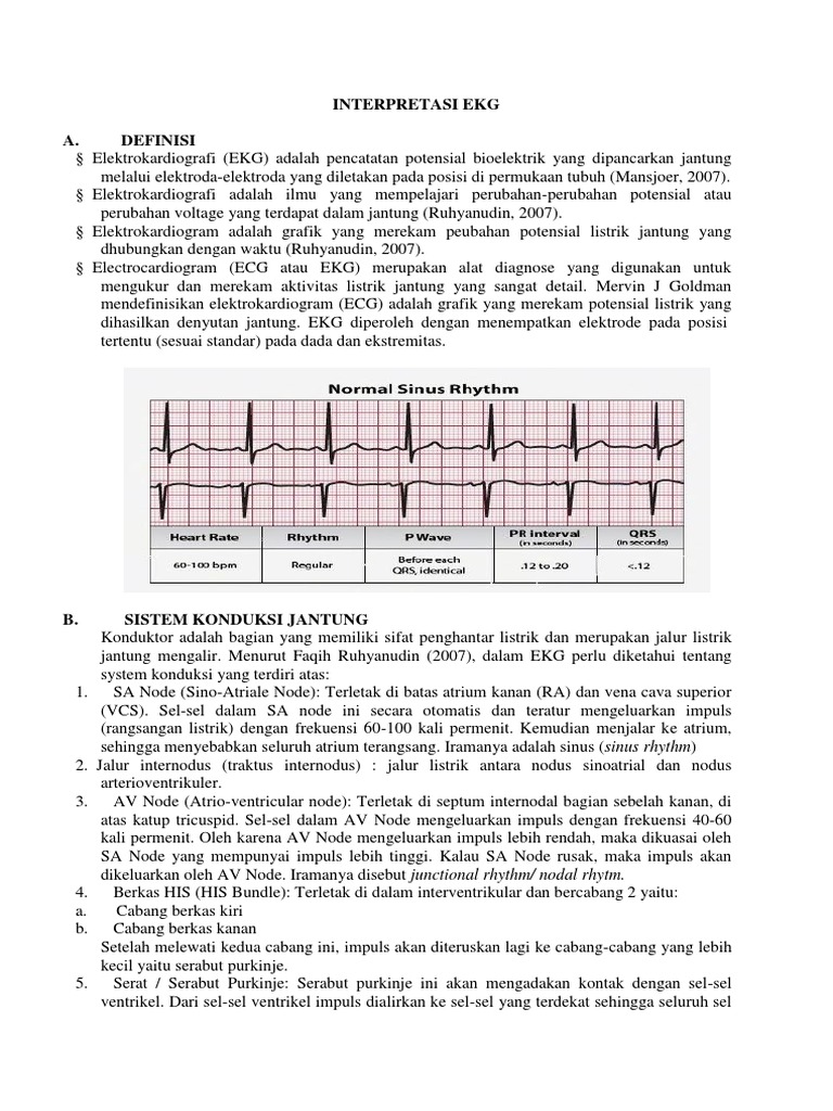 Interpretasi Ekg Dasar | PDF | Sains & Matematika