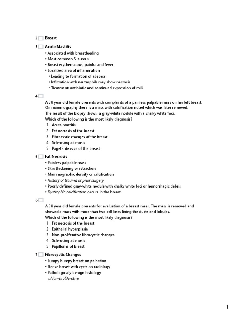 Pathology - 24 Breast Pathology | PDF | Breast Cancer | Carcinoma