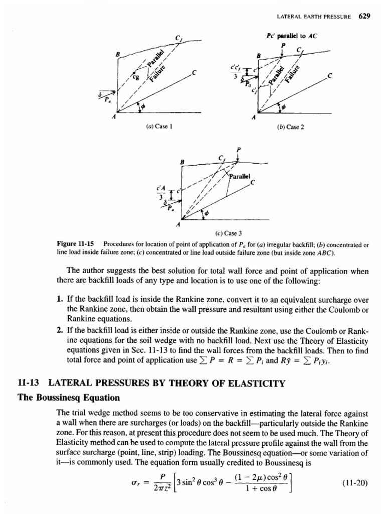 Bowles On Strip Loads | PDF | Stress (Mechanics) | Equations