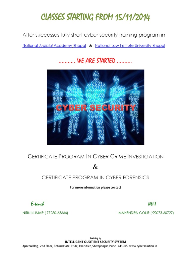 Classes Starting From 15/11/2014: .. WE ARE STARTED | PDF