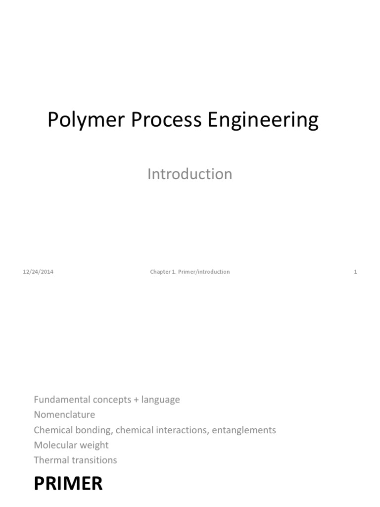 Polymer Processing-2 | PDF | Thermoplastic | Polymers