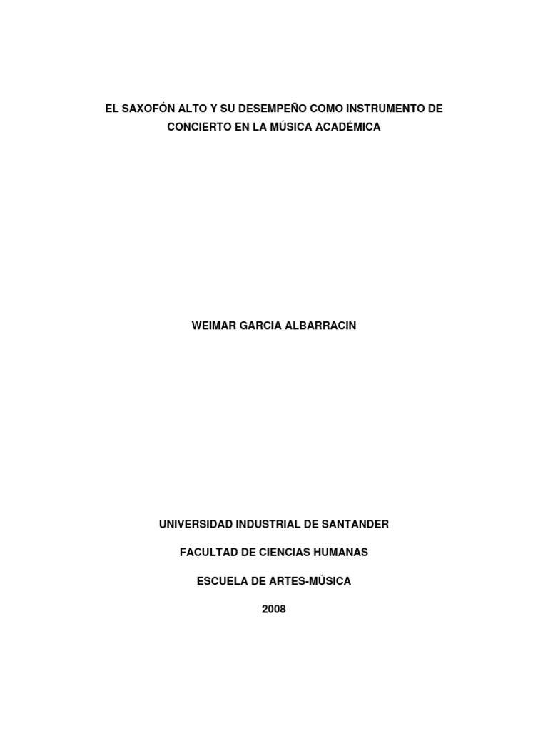 Scaramouche | PDF | Saxofón | Teoría musical