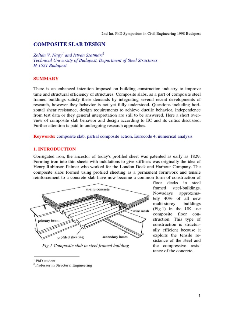 Composite Slab Design | PDF