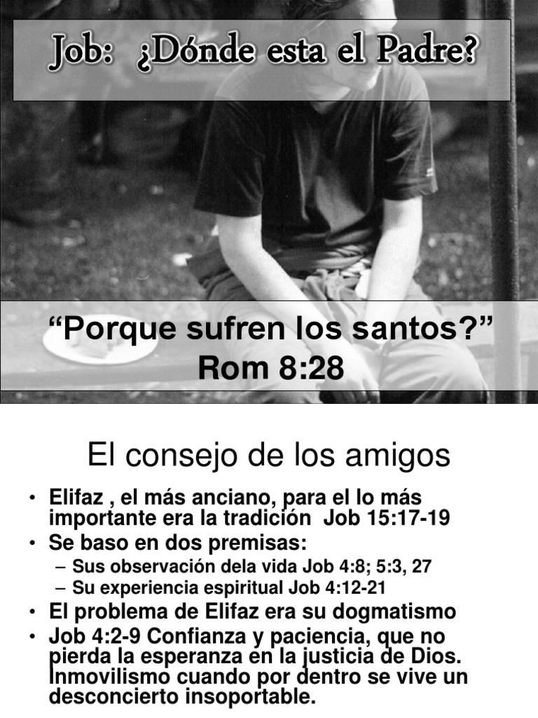 job por que sufren los justos los amigos de Job IBE Callao.pptx | Libro ...