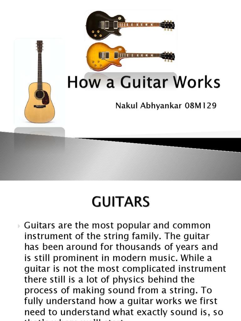 How Musical Instruments Work | PDF | Sound | Waves