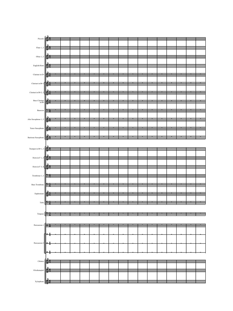 Concert Band Chart | PDF