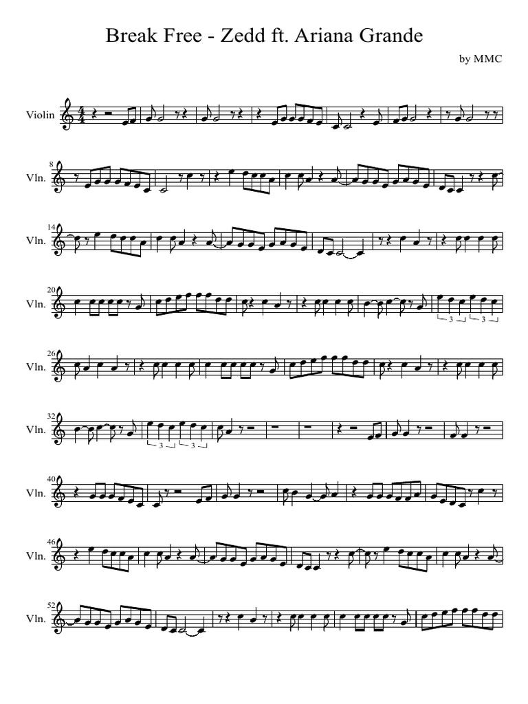 Break Free Violin | PDF