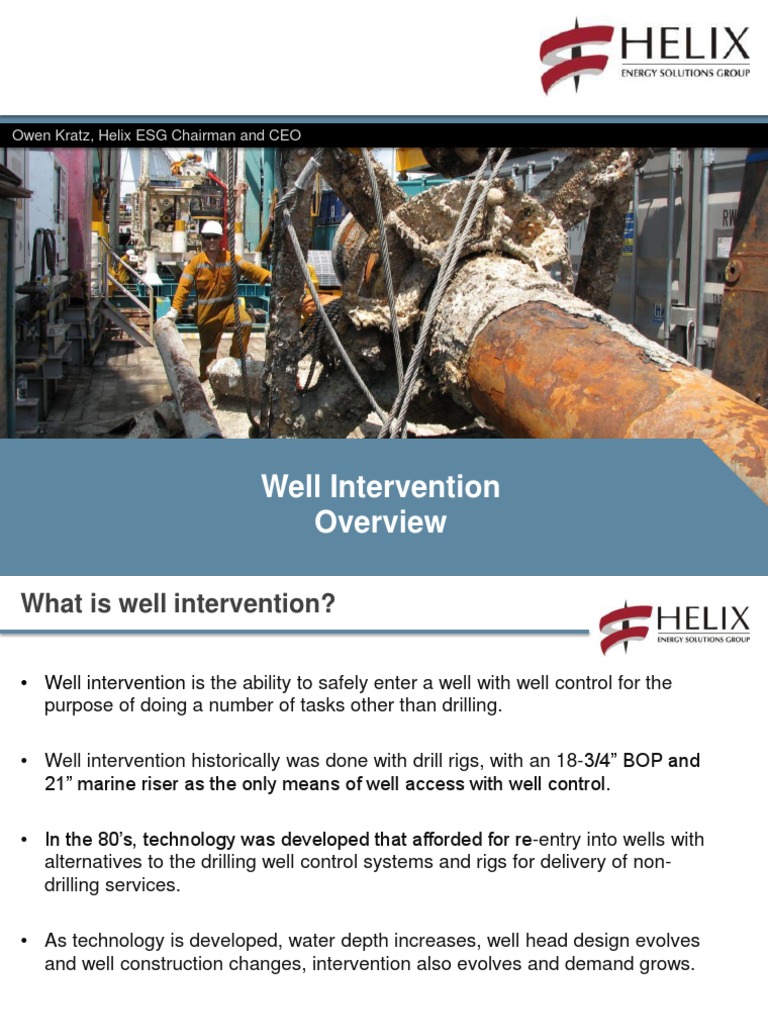 Well Intervention | PDF