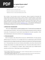 APS Manuscript Submission Guidelines | PDF | Abstract (Summary) | Citation