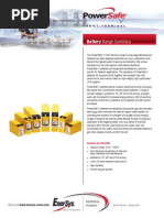 Enersys Selection Guide | PDF | Battery Charger | Rechargeable Battery