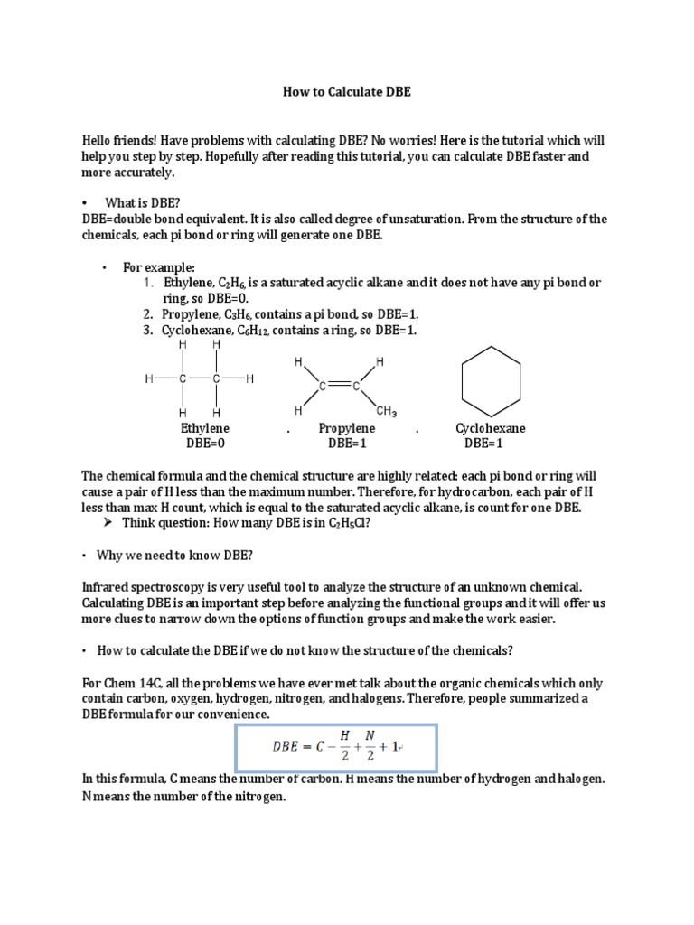 Double Bond Equivalent | Hydrogen | Organic Chemistry | Free 30-day ...