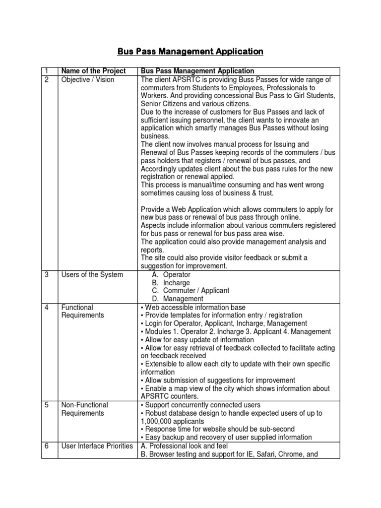 Streamlining Bus Pass Management: Designing a Web Application to ...