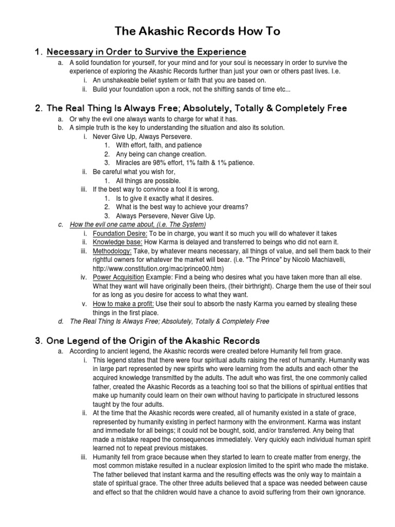 The Akashic Records | PDF | Science | Philosophical Science