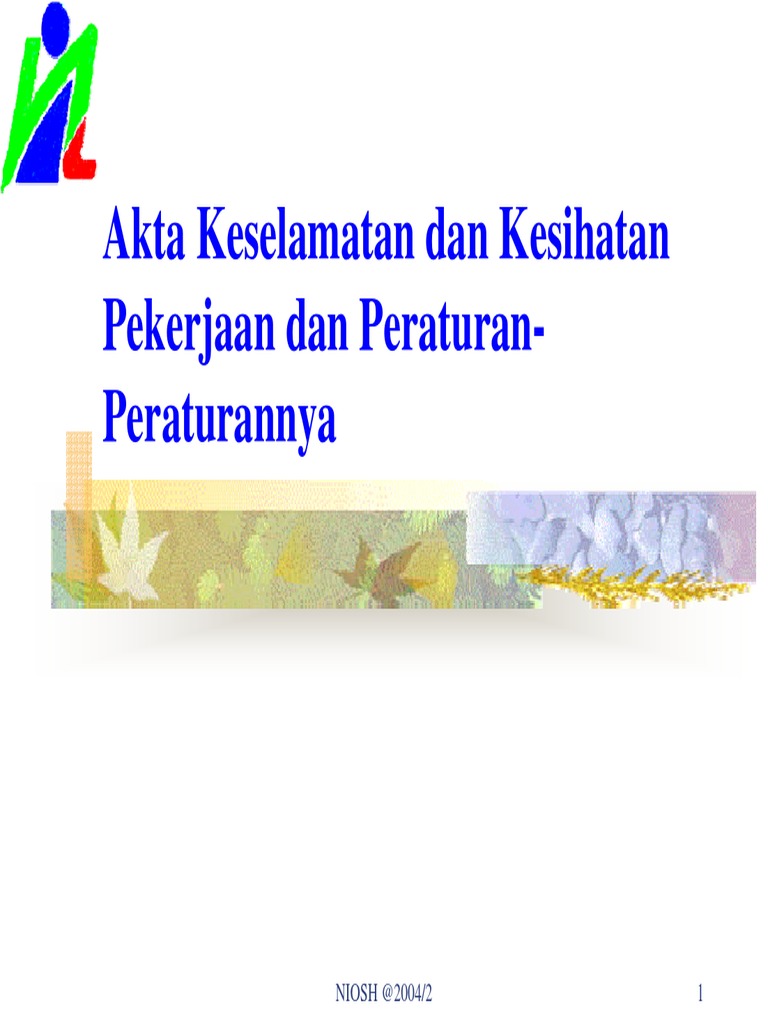 11 Pengenalan OSHA Dan Peraturan-Peraturannya | PDF