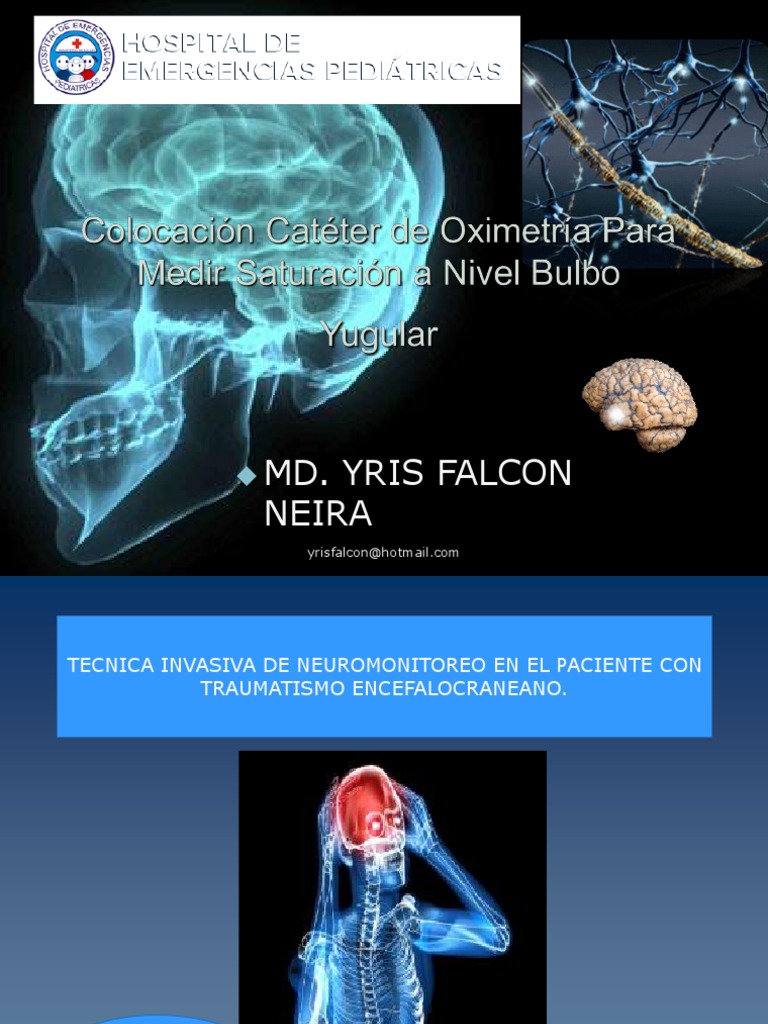 Medicion de Saturacion de Oxigeno en Bulbo Yugular PDF | PDF | Cerebro ...