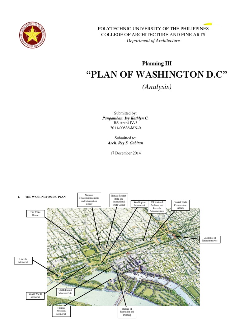 Analysis of Washington D.C. City Plan | PDF | Travel