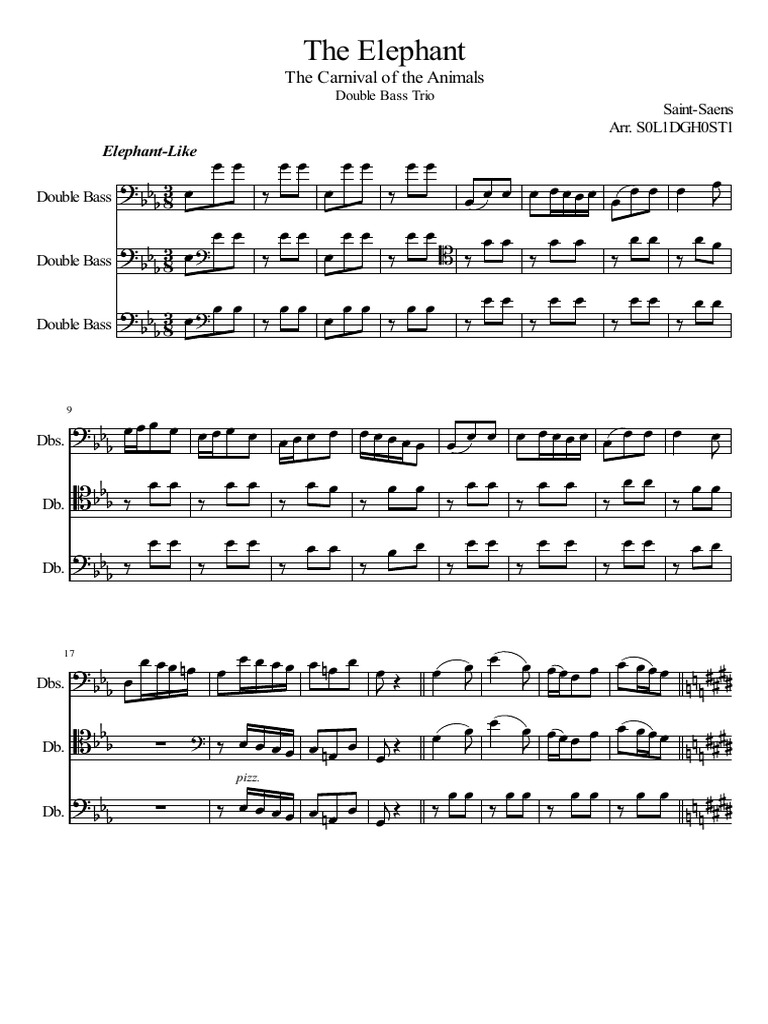 The Elephant Bass Trio | PDF