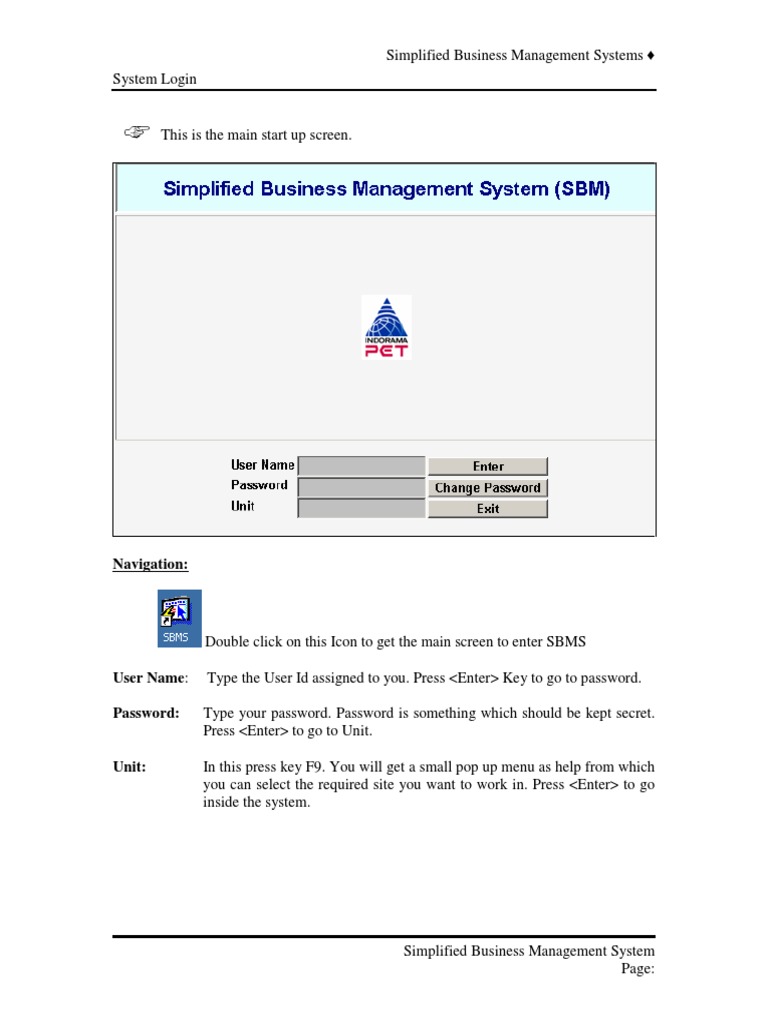 SBMS System Module Manual | PDF | Computer Keyboard | Microsoft Excel