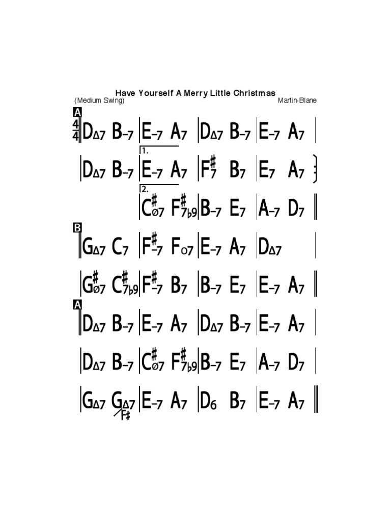 Merry Little Christmas Song | PDF