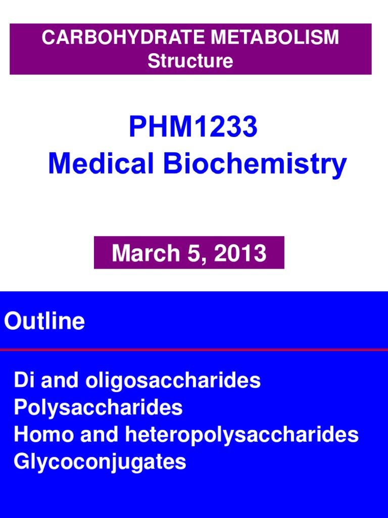 Carbohydrate 2 Di-Poly | PDF | Polysaccharide | Carbohydrates