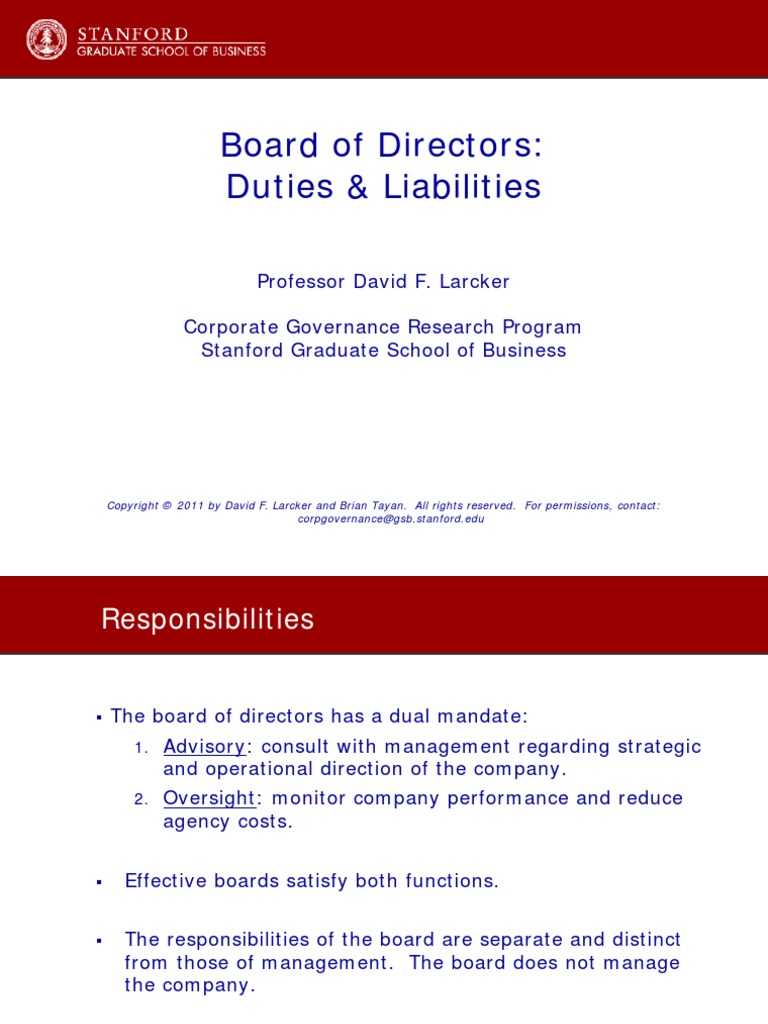 03.board Duties | PDF
