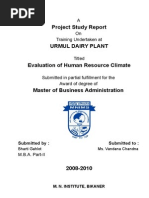 KMF Internship Project Report - 81922739 | PDF | Butter | Milk