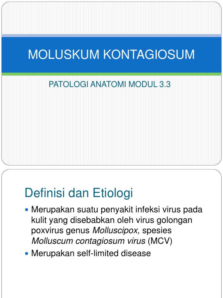Moluskum Kontagiosum | PDF